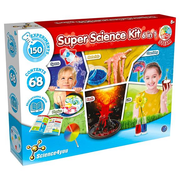Science4You- Super Science Kit 6-in-1 Science4You- Super Science Kit 6-in-1