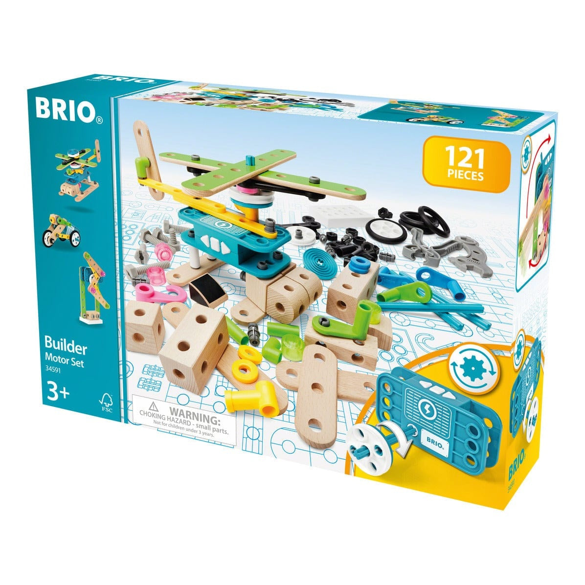 Brio Builder Motor Set - Creative Fun for All Ages | Lennie's Toys