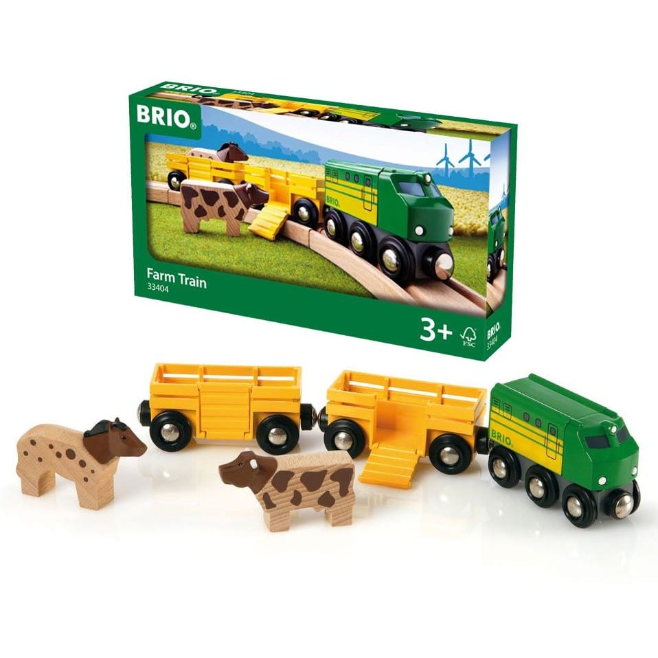 Brio World: Farm Train Set for Fun Playtime | Lennie's Toys