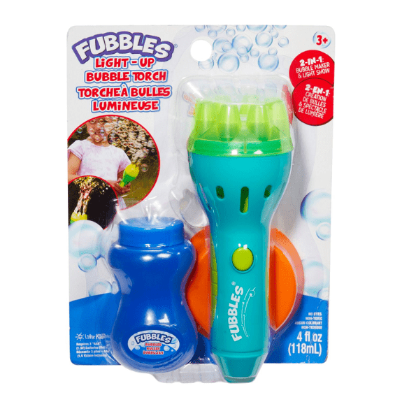 Fubbles Light-Up Bubble Torch | Lennie's Toys