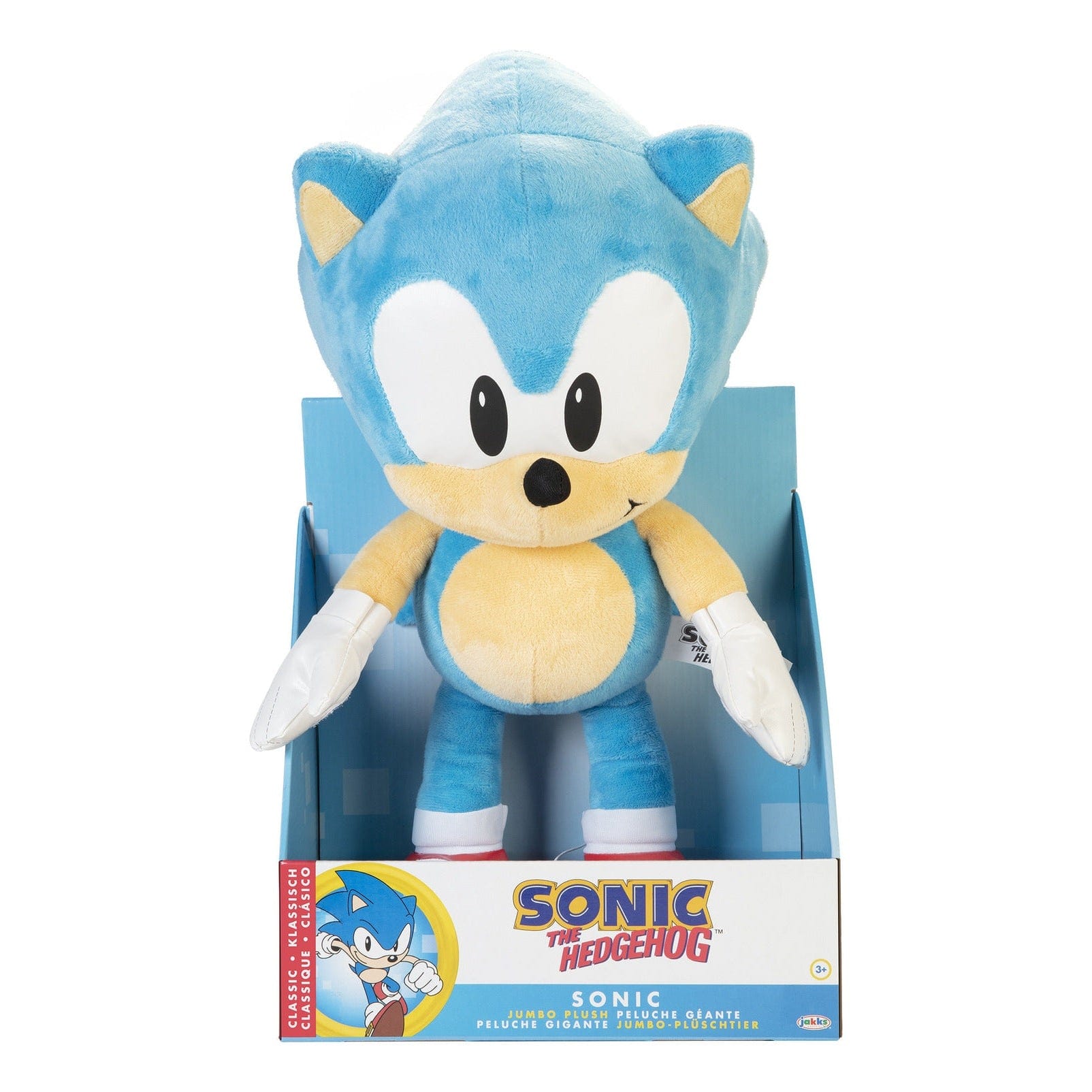 Sonic Jumbo Plush Sonic - Soft 24 Inch Toy | Lennie's Toys