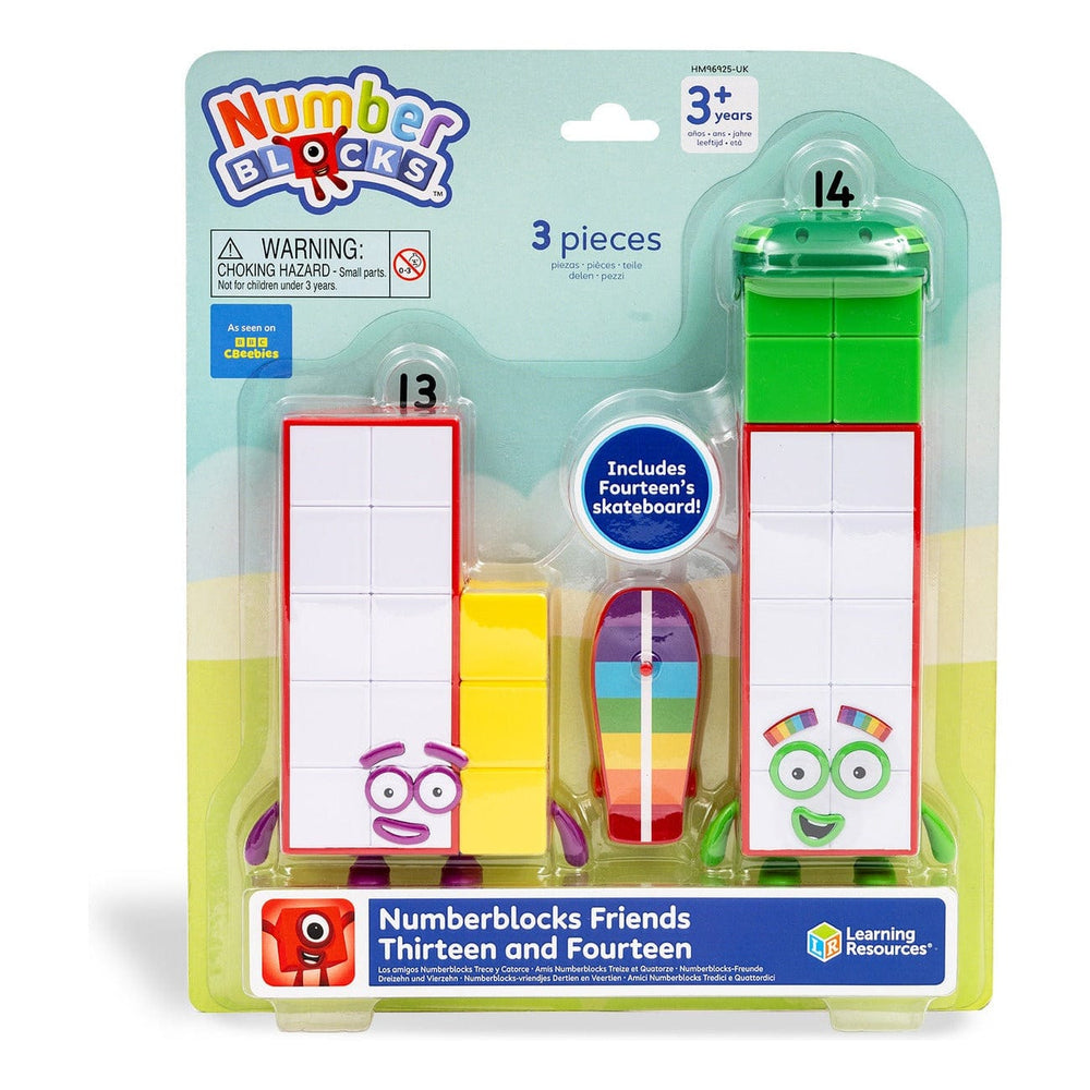 Learning Resources - Numberblocks Thirteen and Fourteen Figure Pack ...