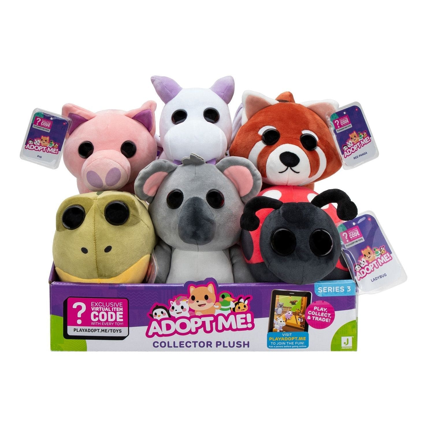 Adopt Me 8 Inch Collector Plush Ladybug | Lennie's Toys