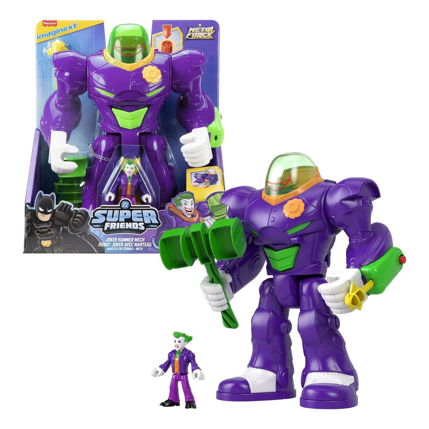 Imaginext The Joker Mech Action Figure Toy