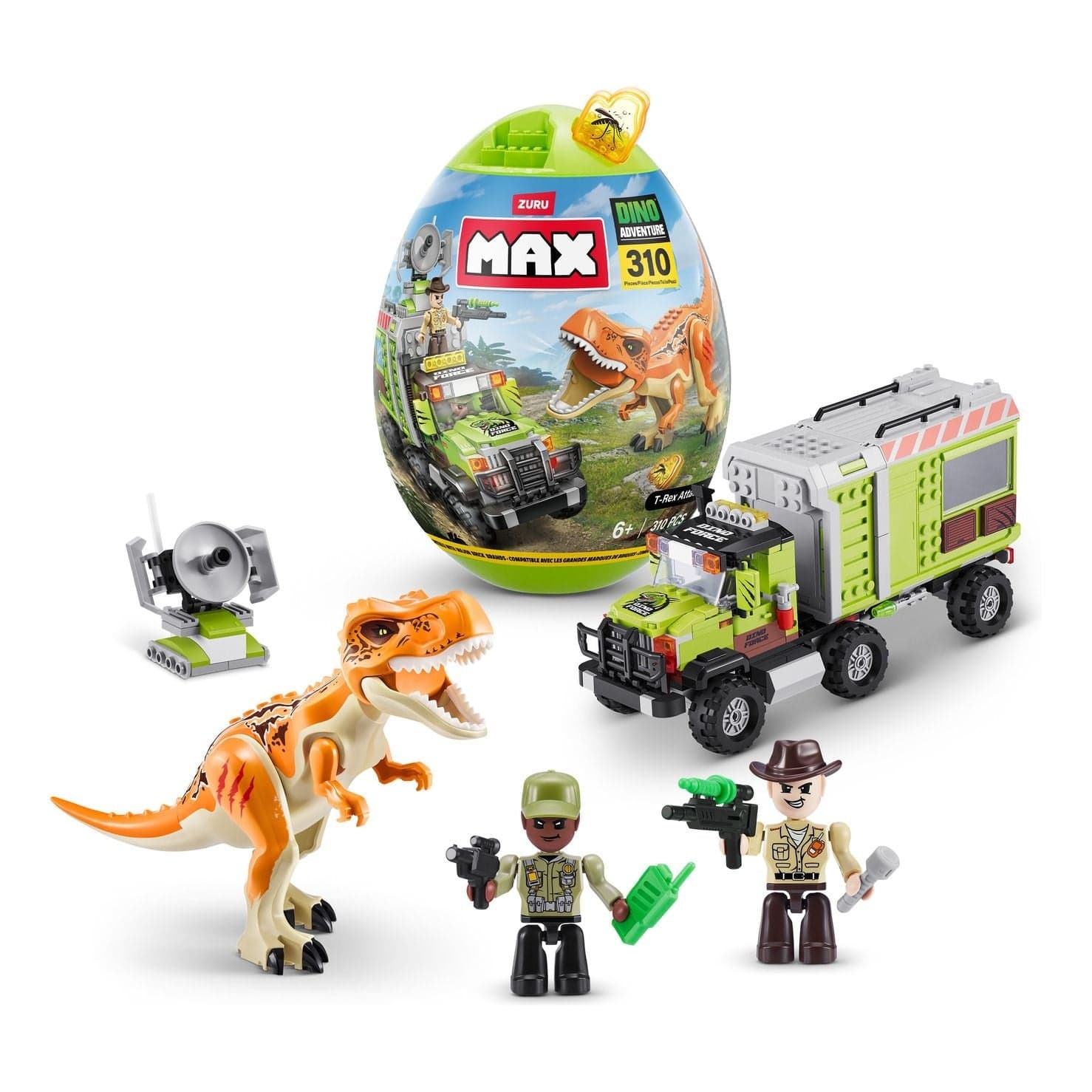Max Dino Adventure S1 Egg Capsule Playset | Lennie's Toys