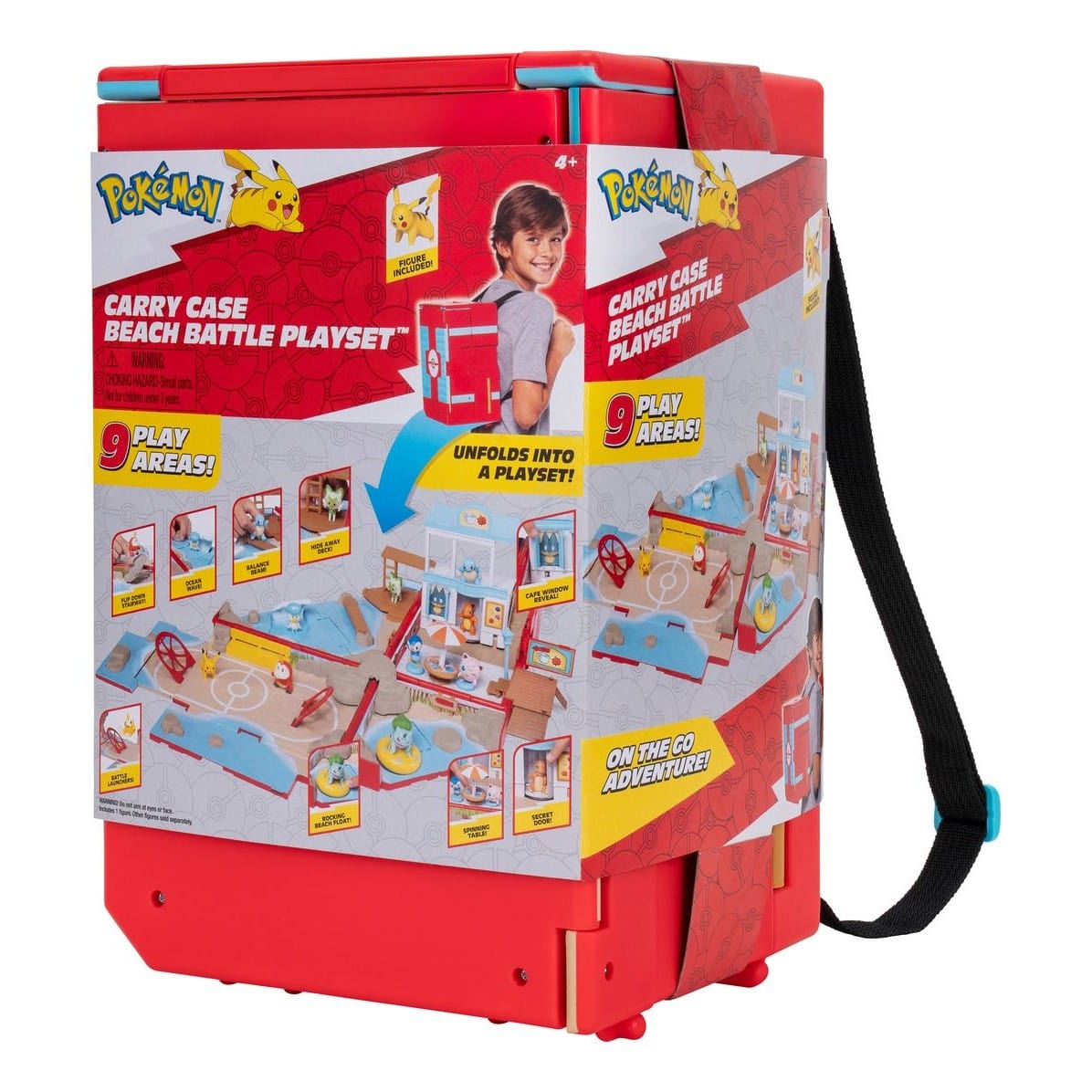 Pokemon Carry Case Beach Battle Playset | Lennie's Toys