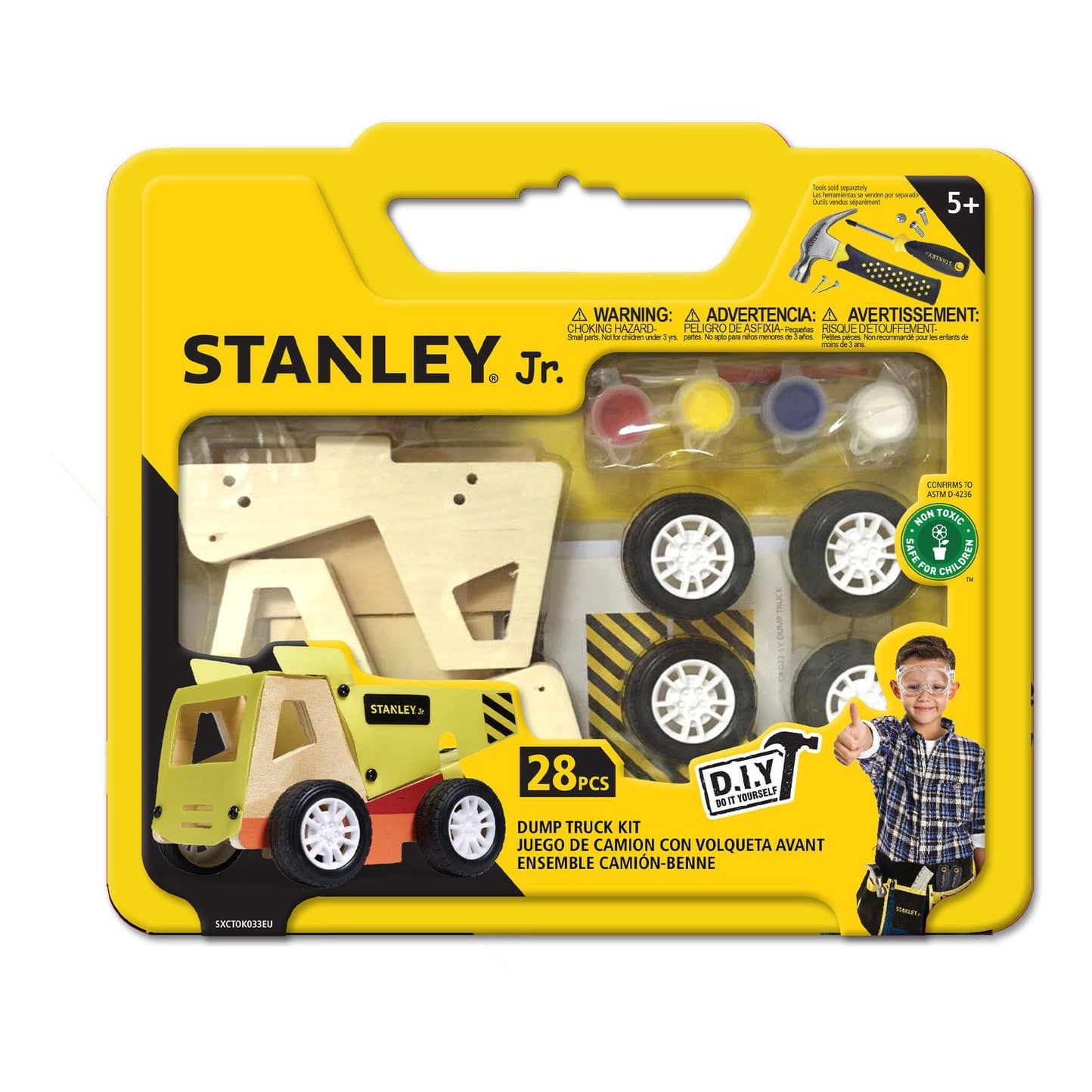Stanley Jr Dump Truck Kit Toy Building Set | Lennie's Toys
