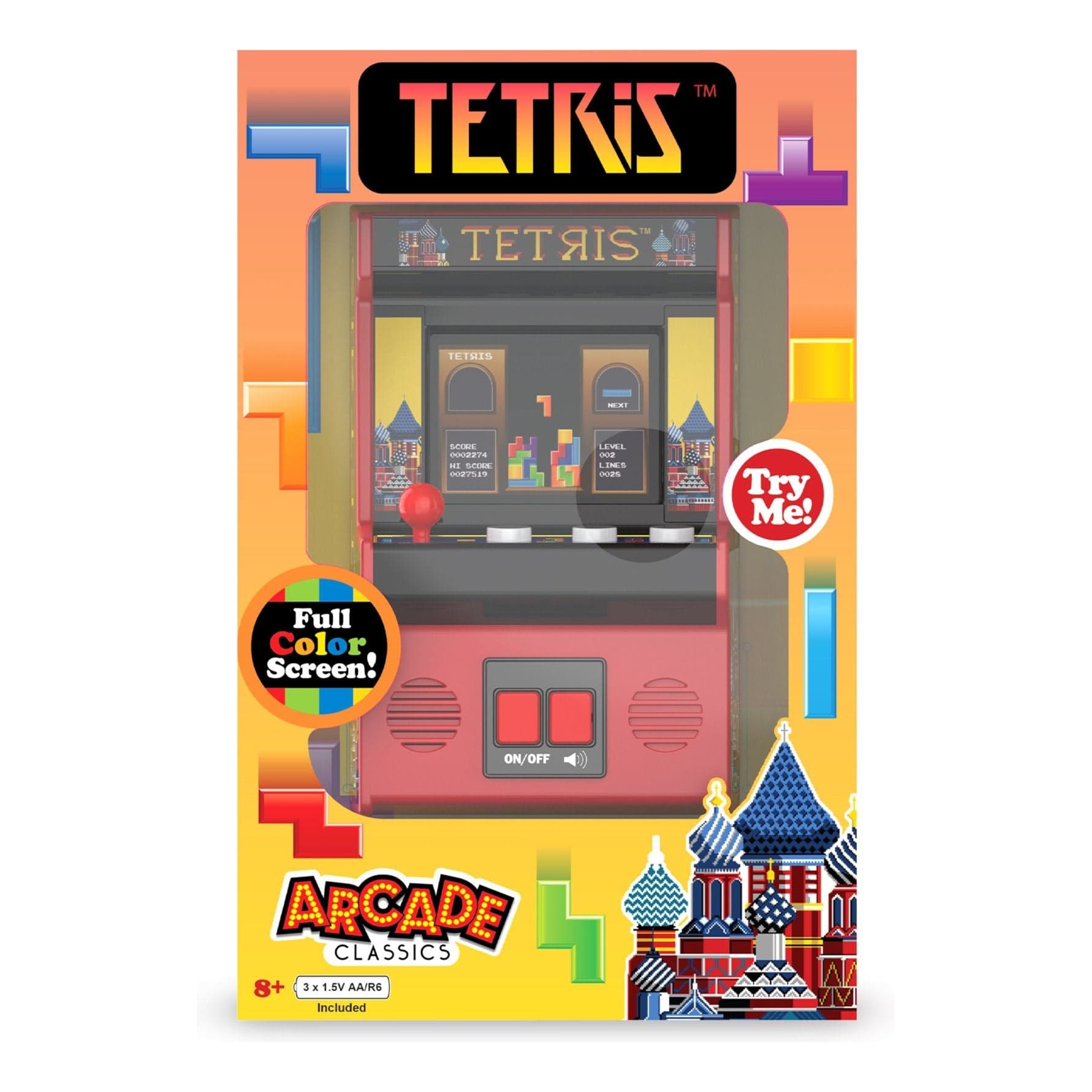Tetris Mini Arcade Game with TFT Screen | Lennie's Toys