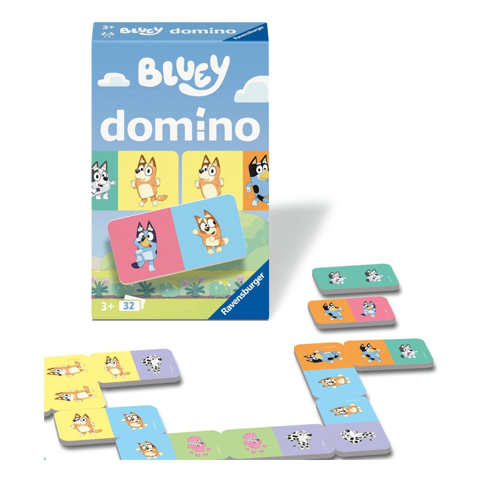 Bluey Dominoes Game for Family Fun | Lennie's Toys