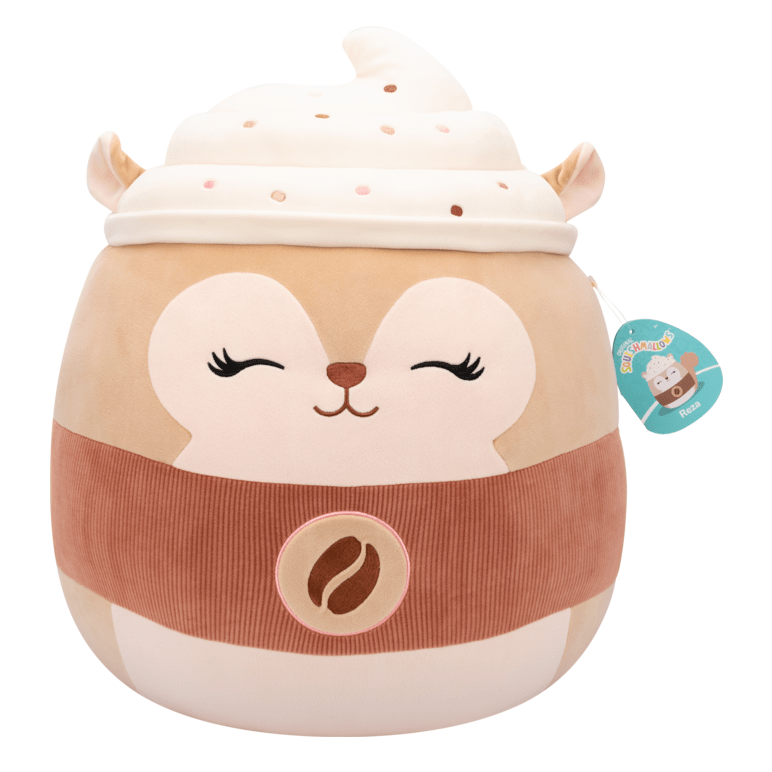 Squishmallow 16 Inch Reza The Latte Squirrel | Lennie's Toys