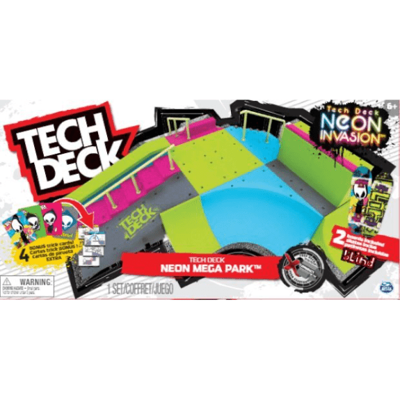 Tech Deck X Connect Neon Mega Park Set | Lennie's Toys
