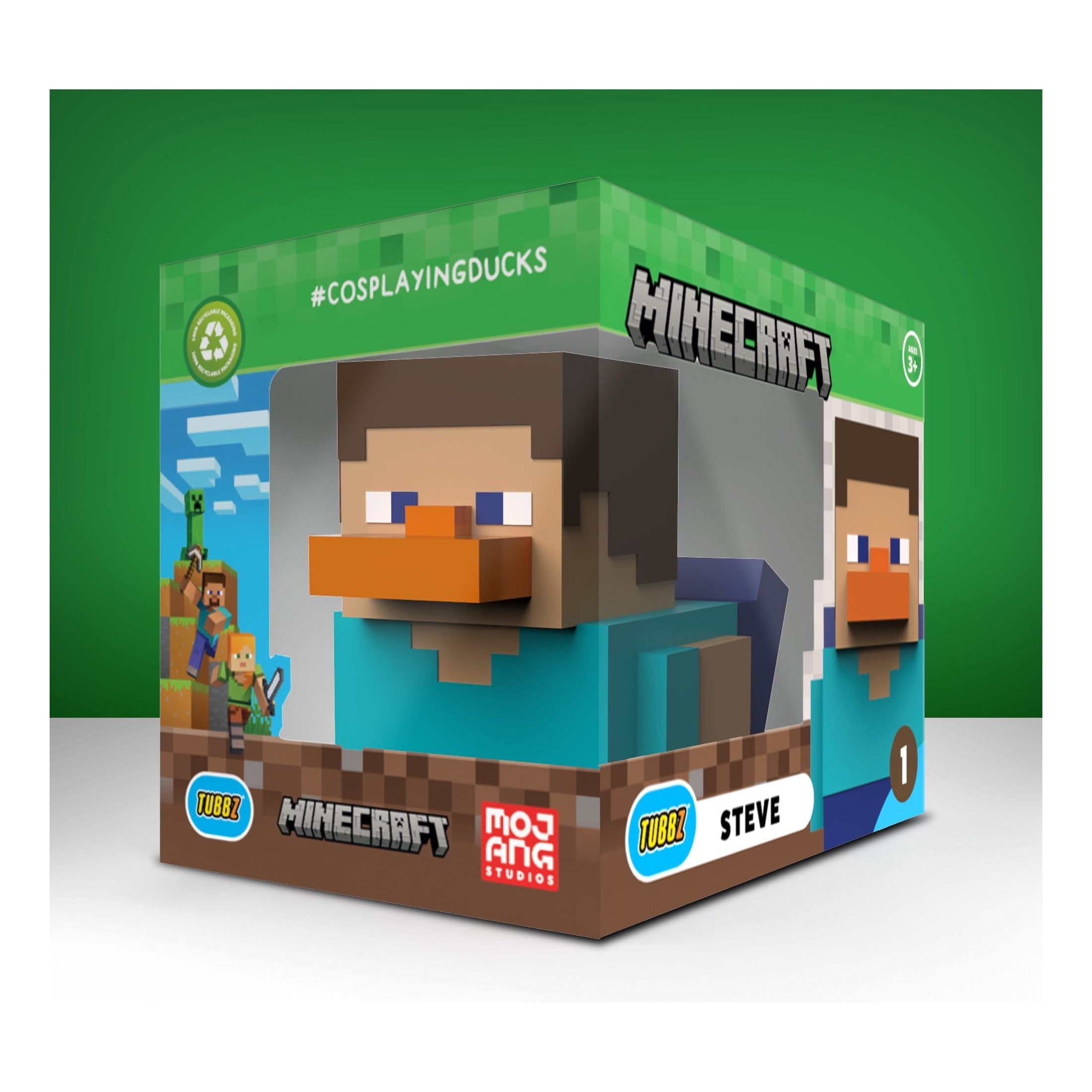 Tubbz Collectibles Minecraft Steve Boxed Edition | Lennie's Toys
